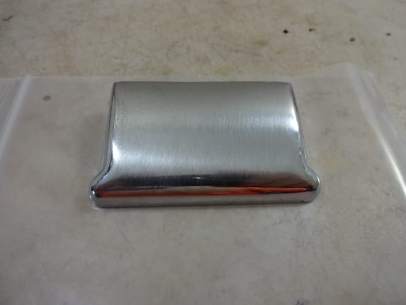 Fender Stratocaster 1960's Chrome tremolo cover Dull | Reverb