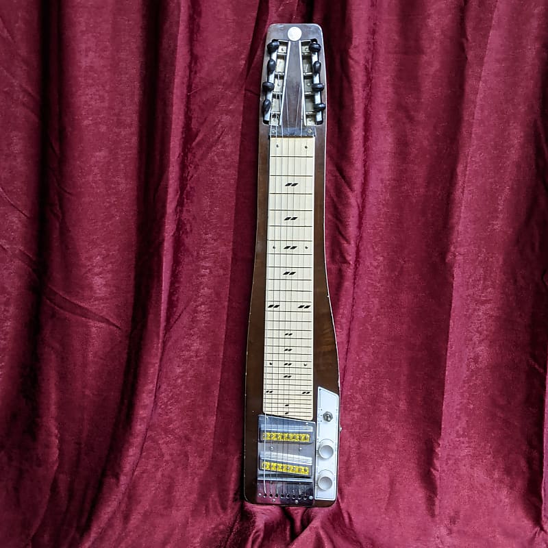 c. 1962 Teisco EG 8 N - Vintage MIJ 8-string Lap Steel "Mic | Reverb