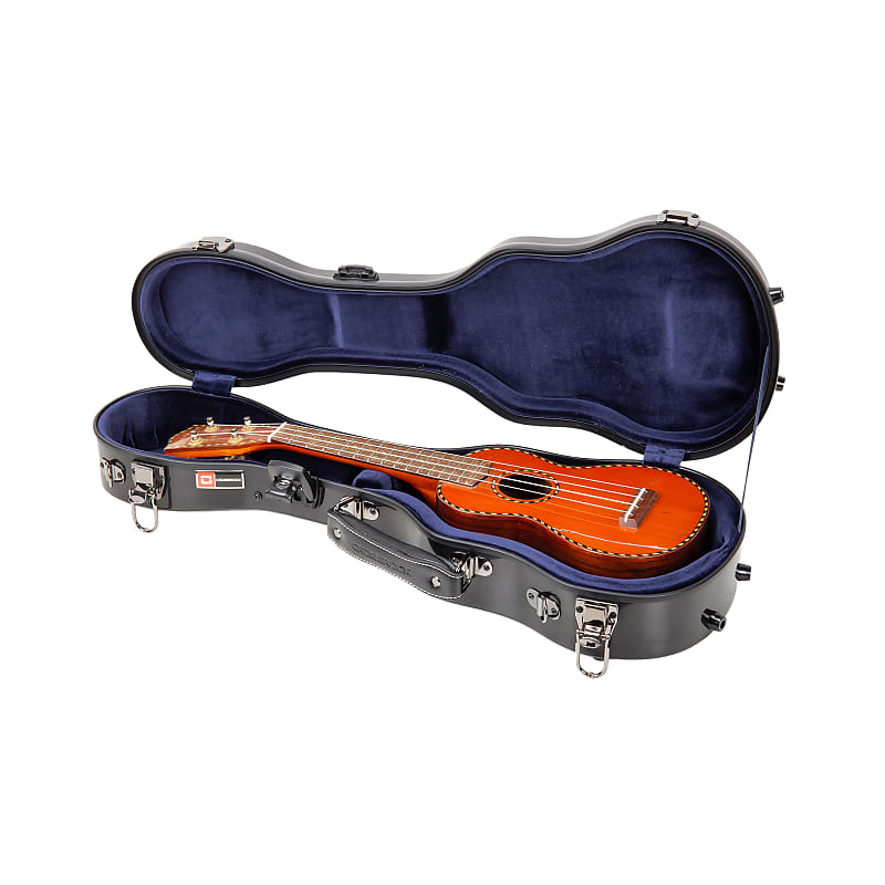 Crossrock Deluxe Fiberglass Case for Soprano Ukulele with TSA | Reverb