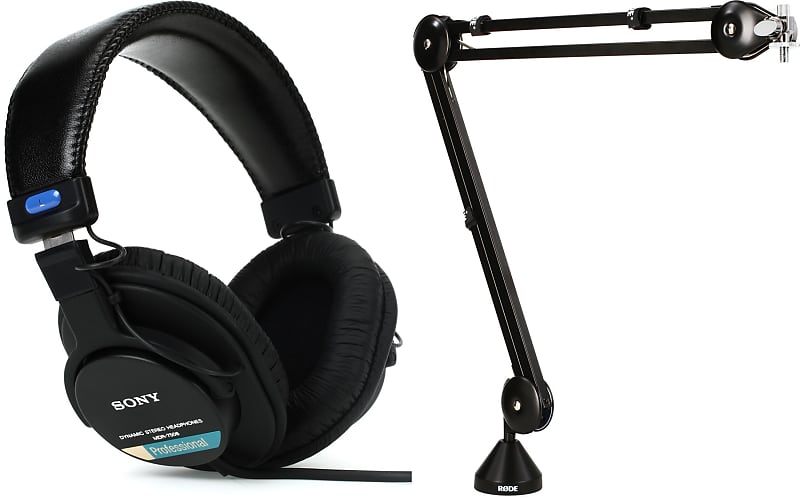 Sony MDR-7506 Closed-Back Professional Headphones Bundle with | Reverb