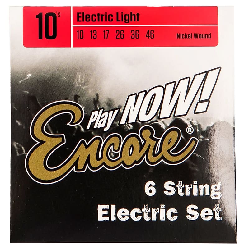 Encore EES10 6-String Electric Guitar Strings (10-46 Light) | Reverb