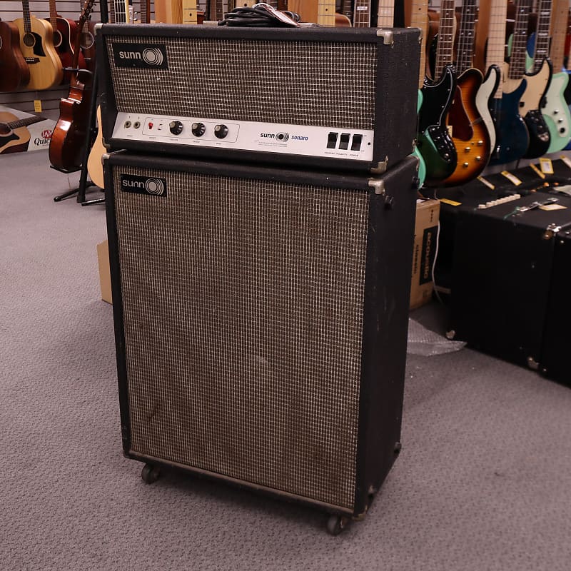 Sunn Sonaro 60 Watt Head w/ Matching Sunn 1 X 15" Cabinet | Reverb