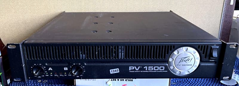 Peavey PV 1500 Power Amplifier 300 SUPER CLEAN-1236 | Reverb