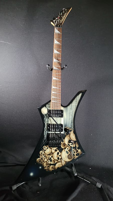 Jackson Pro Series KE3 Kelly - 1997 Pile O' Skulls - MIJ | Reverb