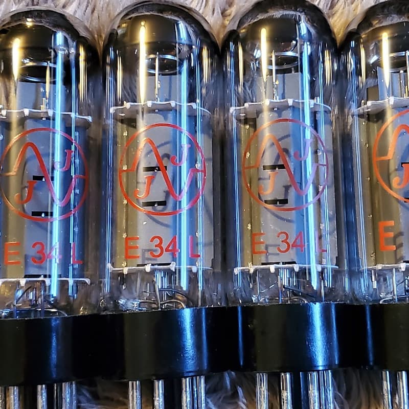 Tubes El34 JJ Electronic Matched Quads. | Reverb UK