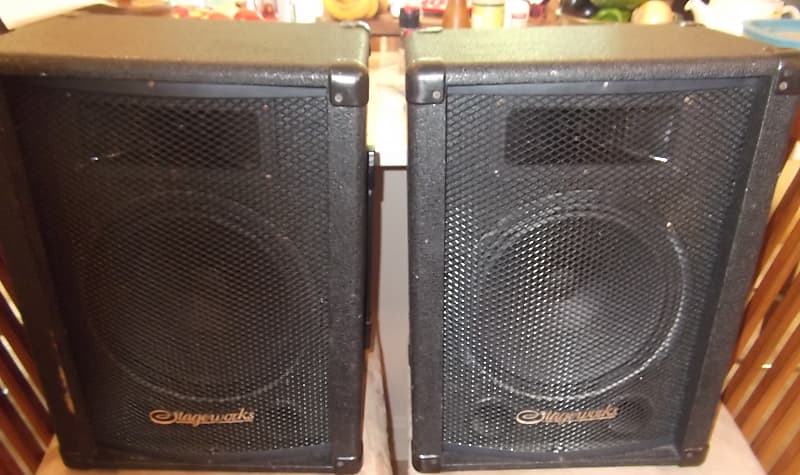 Pair of Stageworks LG-10's W/All New Speakers | Reverb