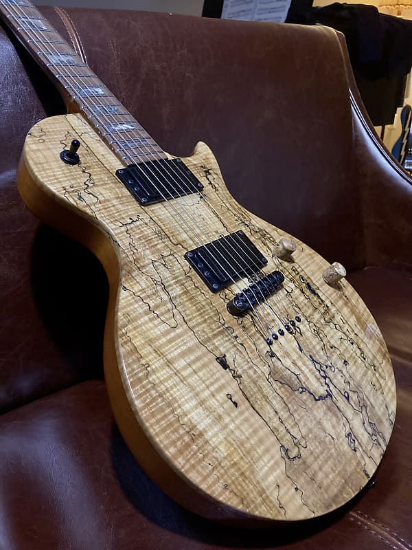 *See Video* Kiesel Carvin CS6 Spalted Maple Top | Reverb
