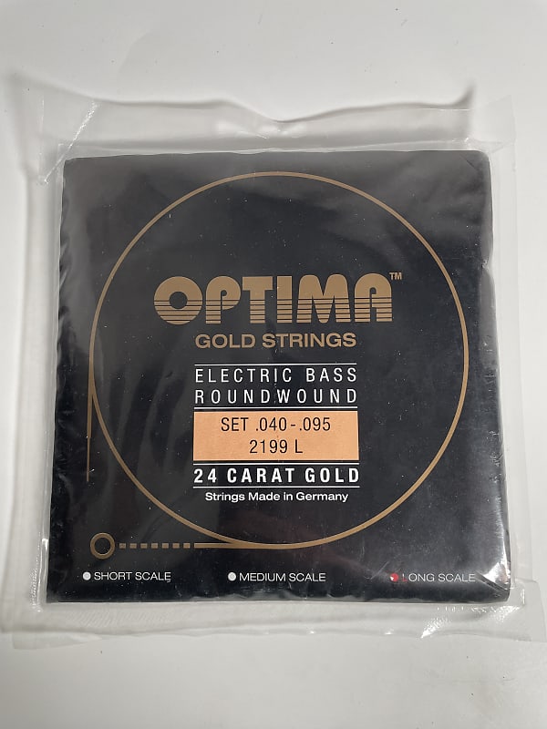Optima 2199 L 24K Gold Bass Strings 40-95 Long Scale - Brand | Reverb