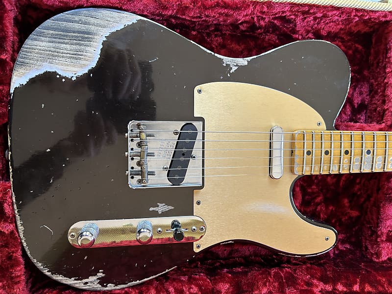 Fender Custom Shop 52 telecaster 2021 Texas Tea | Reverb