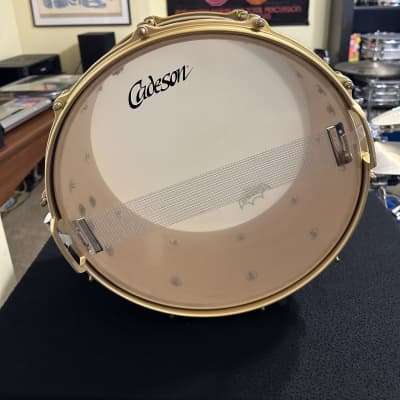 Cadeson Royal Custom Snare Drum with Gold Hardware | Reverb