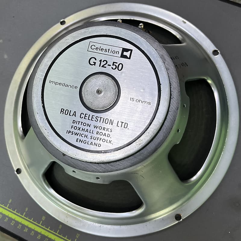 Celestion G12/50 12” Guitar Speaker (15 Ohms 50 watts) | Reverb