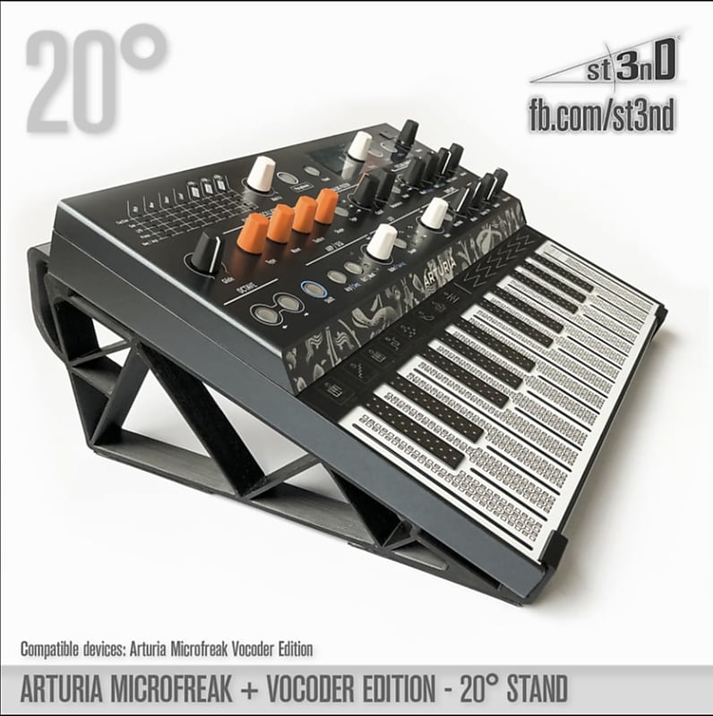 3D Stands st3nD Arturia Microfreak 20º Stands - Black | Reverb