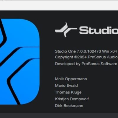 Presonus Studio One Pro 7 software official license code 2024 | Reverb