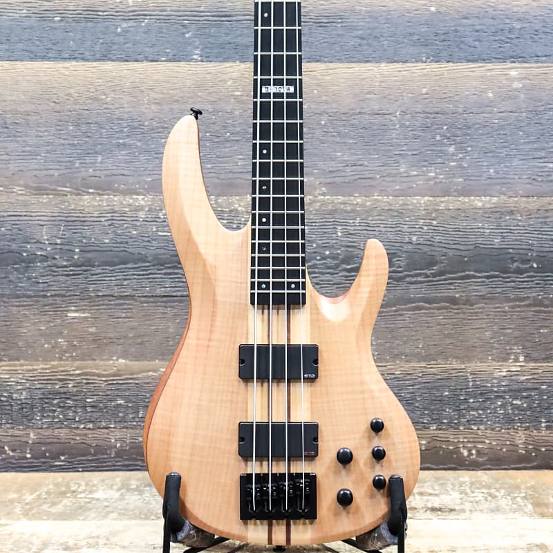 ESP LTD B-1004 Deluxe Series Flamed Maple Top 4-String | Reverb