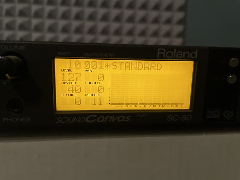 Roland Sc-50 Sound Canvas Early 90s - Black | Reverb