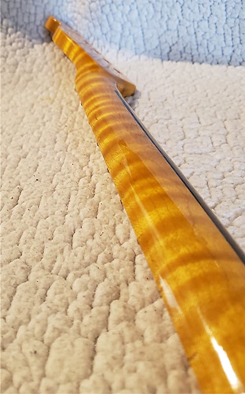 Last USA Honey tinted,Roasted stunning flame maple neck.Made | Reverb