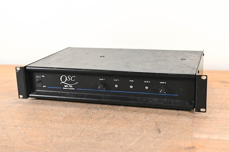 QSC MX 700 2-Channel Power Amplifier CG0060Y | Reverb