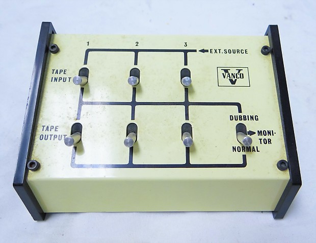 Vintage Vanco TDS-3 Multiple Tape Deck Selector and Dubbing | Reverb