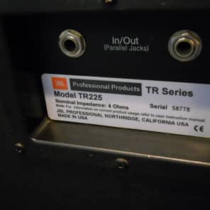 JBL TR225 Two-Way Loudspeakers 2x15 | Reverb