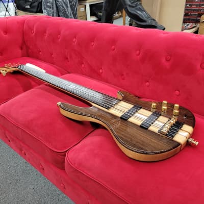 Wolf S10-6 Lined Fretless 6 String Bass with Rosewood Top - | Reverb