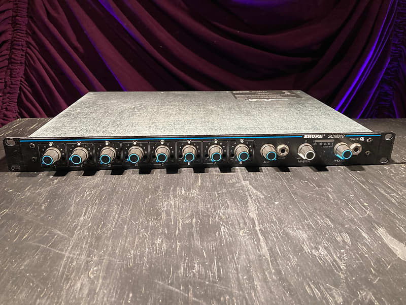Shure SCM 810 Automatic Microphone Mixer with Intellimix | Reverb