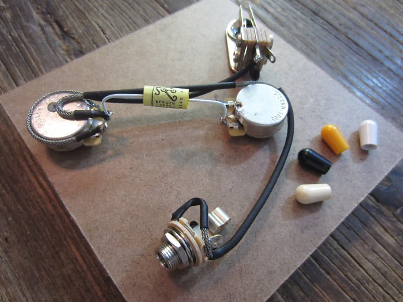 PRS Pre-Wired Wiring Harness Kit | CTS 550K, SoZo Yellow | Reverb