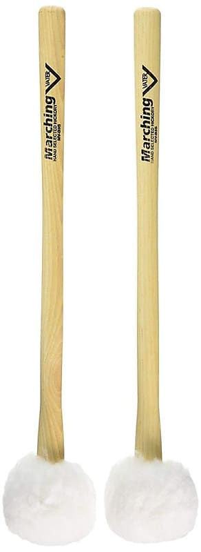 Vater MV-B3S Medium Puff Marching Bass Drum Mallets | Reverb