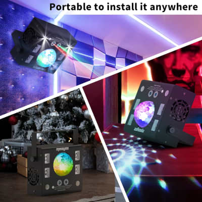 Disco Light Party Light, Dj Lights 4 In 1 With Disco Ball, | Reverb