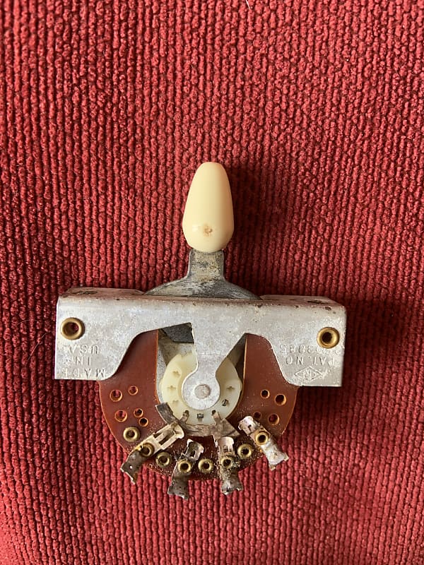 Fender 3 way switch, 1452, 1960s, pre cbs, vintage | Reverb