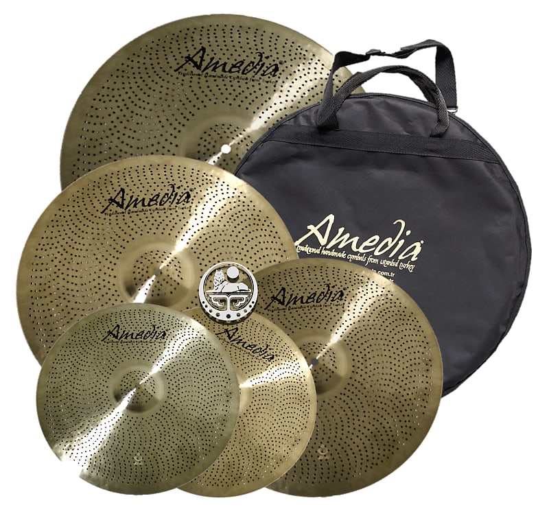 Amedia Quite Low Volume Classic Cymbal Pack Box Set | Reverb