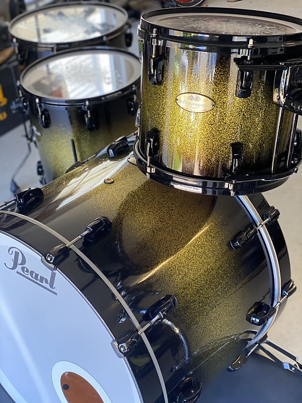 Pearl Masterworks Blade fade to gold sparkle | Reverb
