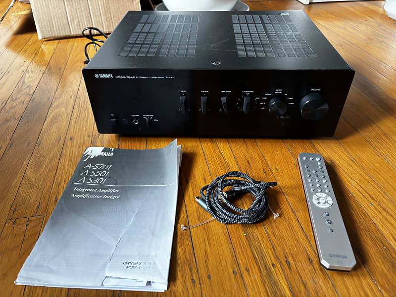 Yamaha A-S301 120-Watt Stereo Integrated Amplifier w/Remote | Reverb