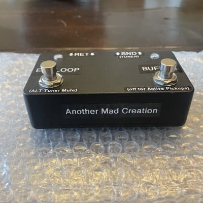 Mad Creations Custom Buffer Pedal W/ Effects Loop Black | Reverb