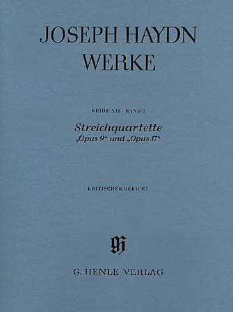 Henle Complete Edition String Quartets, Op. 9 and Op. 17 | Reverb