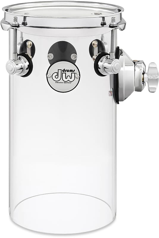 DW Design Series Rata Tom - 12 inches x 6 inches Clear | Reverb