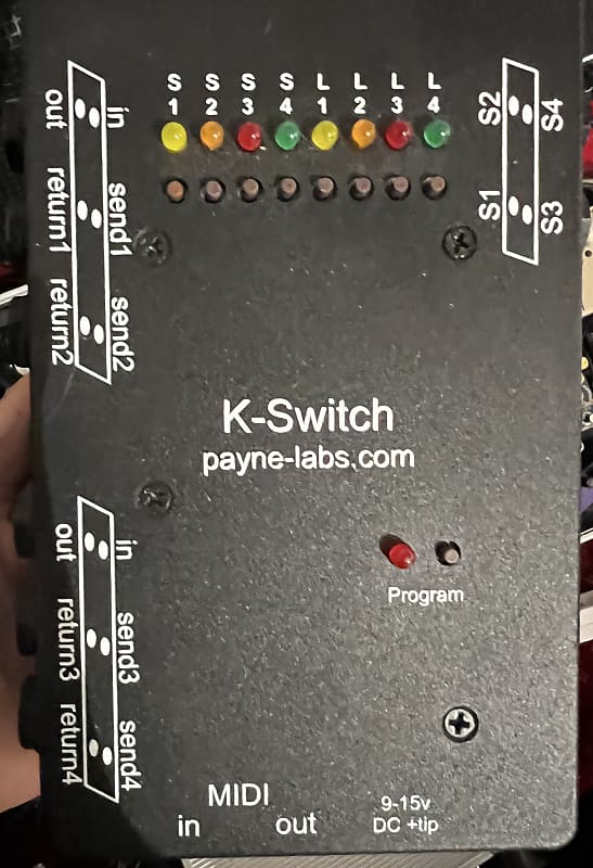 Payne Labs K-switch midi looper | Reverb