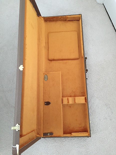 G&G Left Handed Brown Tolex Guitar Case for Fender Jazzmaster | Reverb