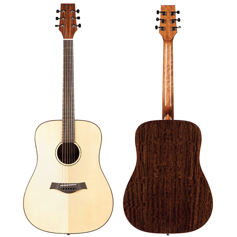 Echo Bridge EB450 Solid Spruce Top Dreadnought Guitar with | Reverb