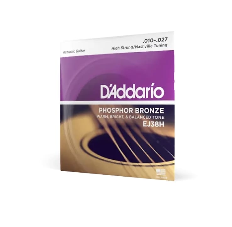 D'Addario EJ38H High strung/ Nashville tuning | Reverb
