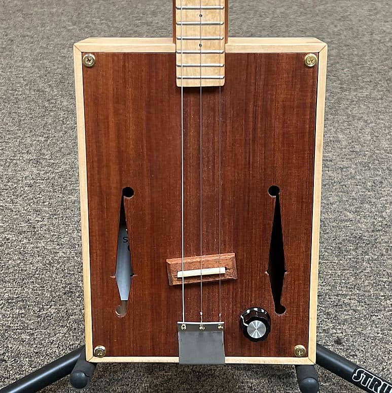 E3 Strings 3 String Cigar Box Guitar #126 Acoustic-Electric | Reverb