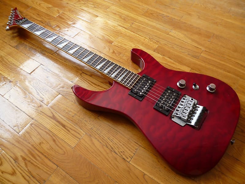 Grover Jackson Dinky DK-c.u.80 / HH MIJ 1997 Transparent Red Grover Jackson Dinky DK-c.u.80 / HH MIJ 1997 Transparent Red