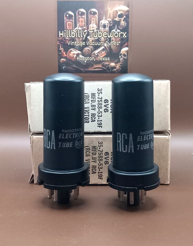 MATCHED PAIR OF RCA 6V6 METAL NOS/NIB MATCHED DATE CODES MAXI | Reverb