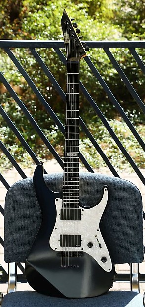 ESP M-II Standard Custom 2007 Black | Reverb
