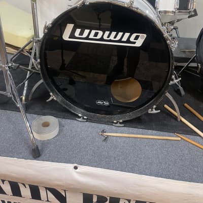 Ludwig Black Cortex 70's 22x16 Maple Bass Drum for set kit | Reverb