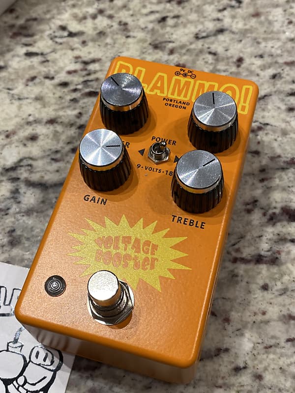BLAMMO! Voltage booster - Orange | Reverb