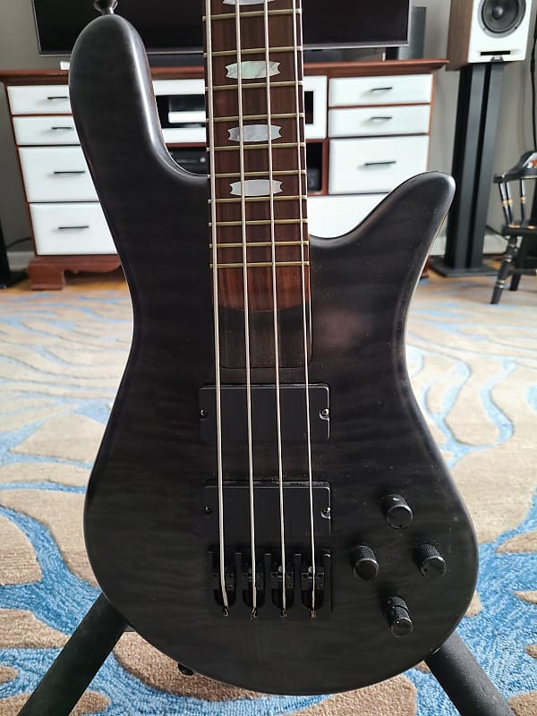 USA Spector Bass NS4 H2 FM 2008 - black | Reverb