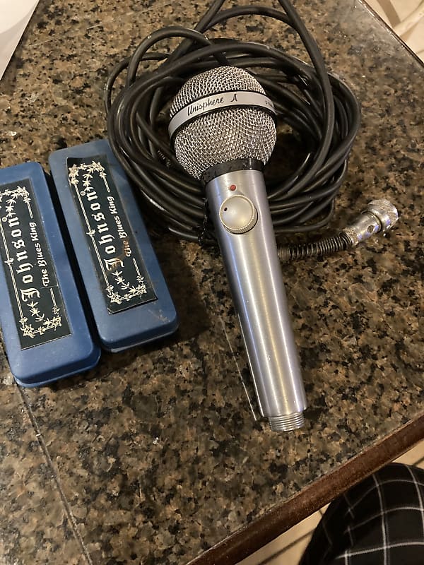 Vintage Shure 585 V Microphone w/ Volume , cable and 2 NOS | Reverb
