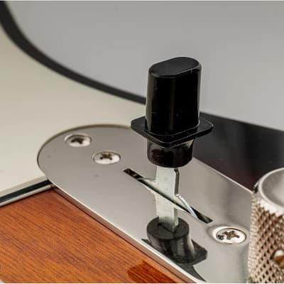 Black Metric Top Hat Switch Tip for Tele 3 Way Selector Tele | Reverb