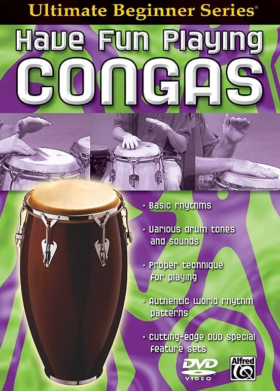 Ultimate Beginner Have Fun Playing Congas DVD | Reverb