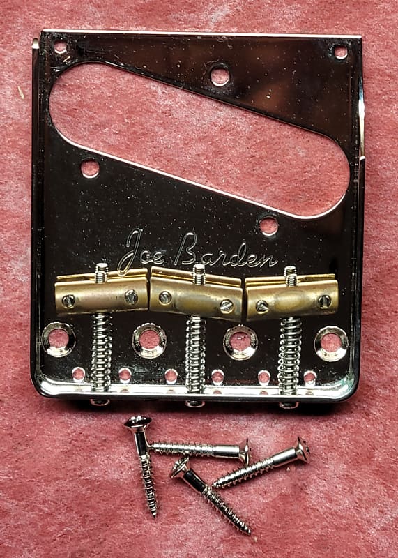 JOE BARDEN Telecaster Bridge w/Compensated Saddles | Reverb